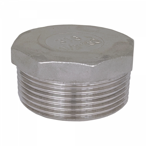 Stainless Steel Threaded Plug | RCL Irrigation Ltd